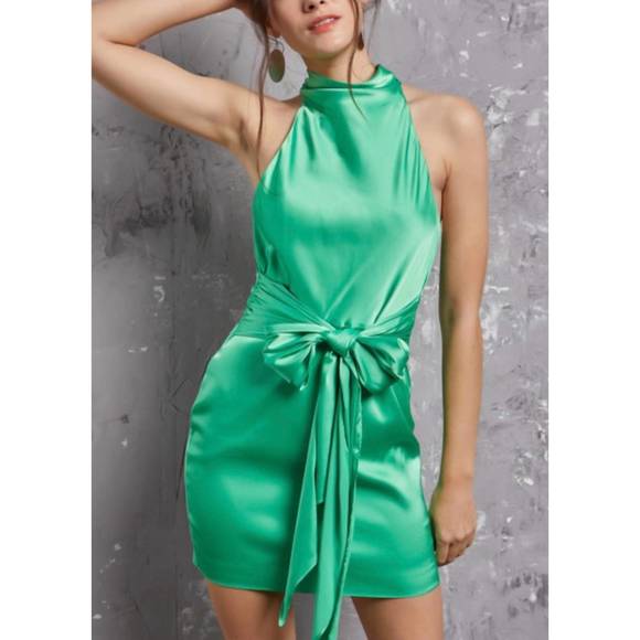 DO+BE | Dresses | New Dobe Apple Mint Mini Dress In Emerald | Poshmark